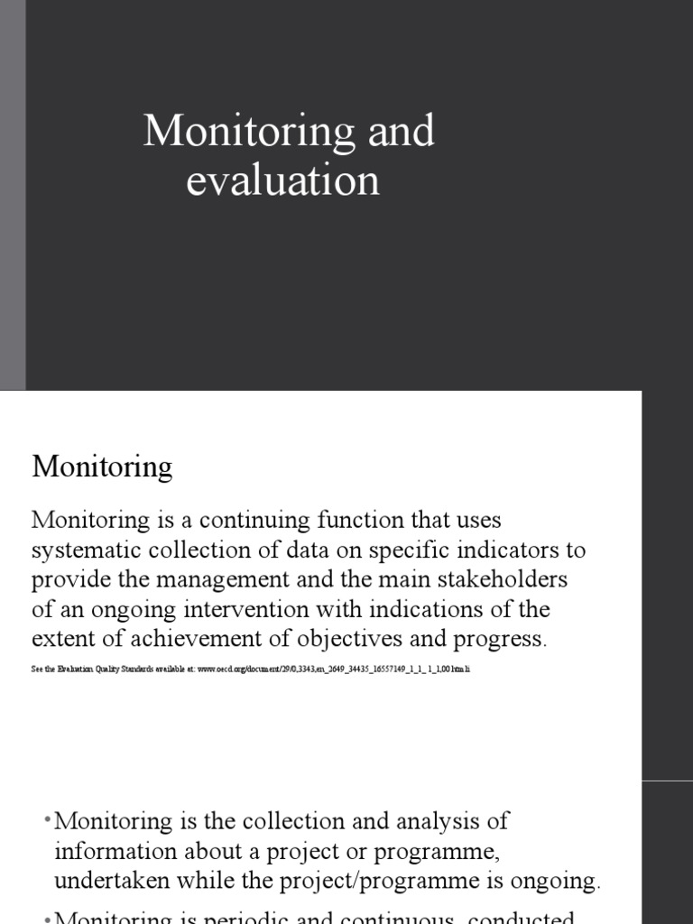 Monitoring and Evaluation: A Comprehensive Guide to Planning an ...