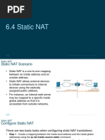 6.4.5 Packet Tracer - Configure Static NAT | PDF | Ip Address | Communications Protocols