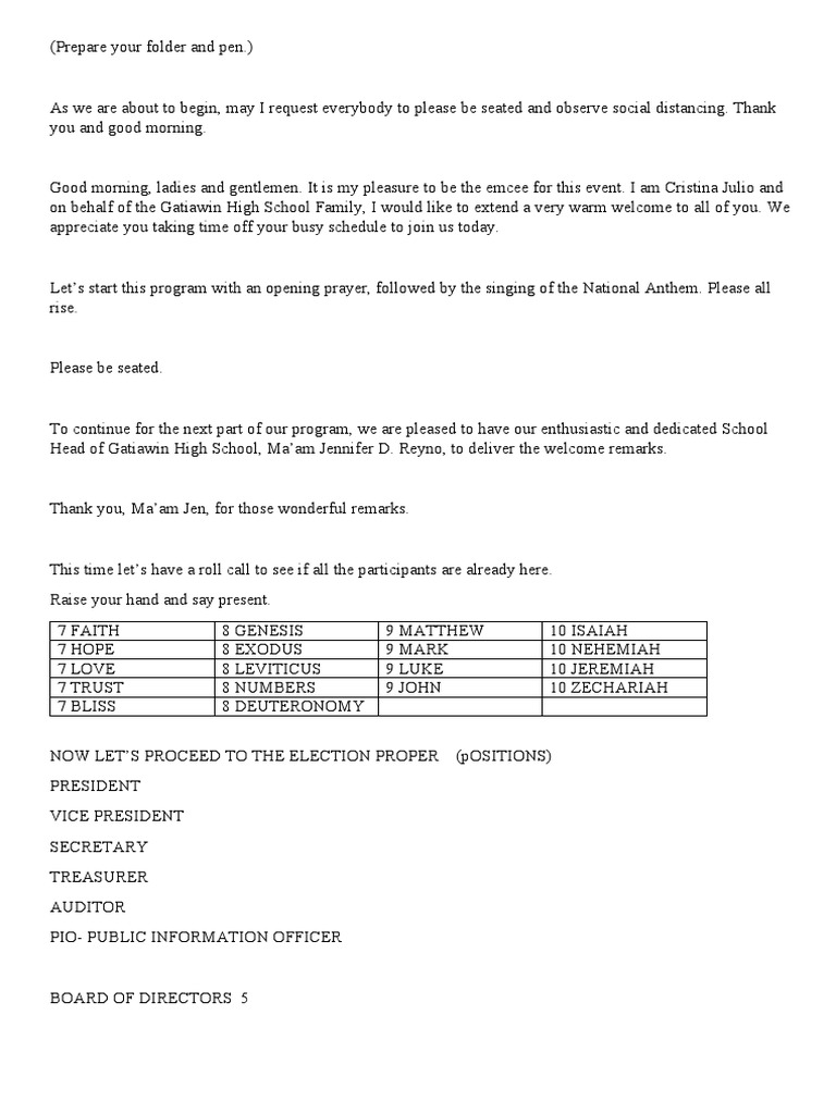 Gpta Script Election | PDF | Torah | Torah Books