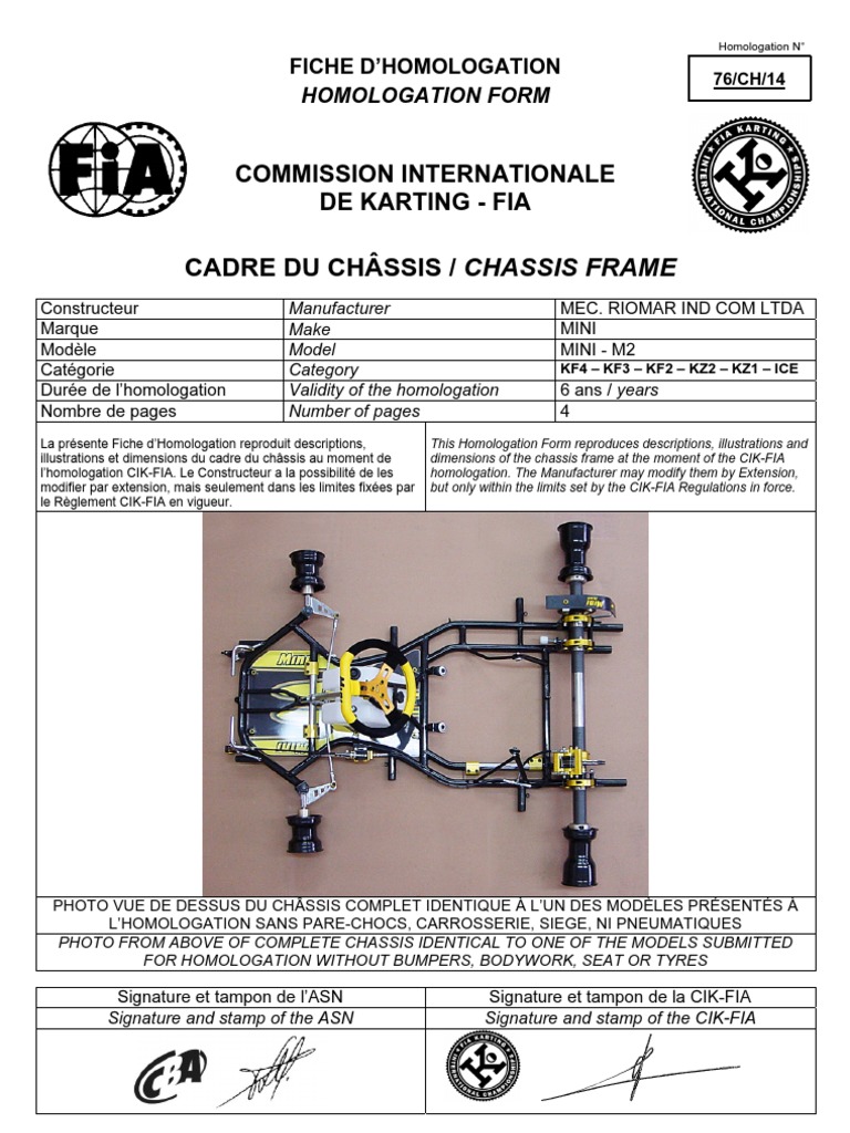 Chassis m2 | PDF | Voitures | Technologie des véhicules