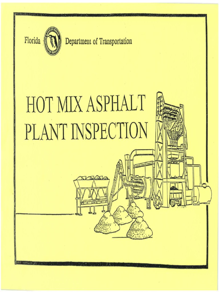 Best Practices For Hot Mix Asphalt Plant Inspection | PDF
