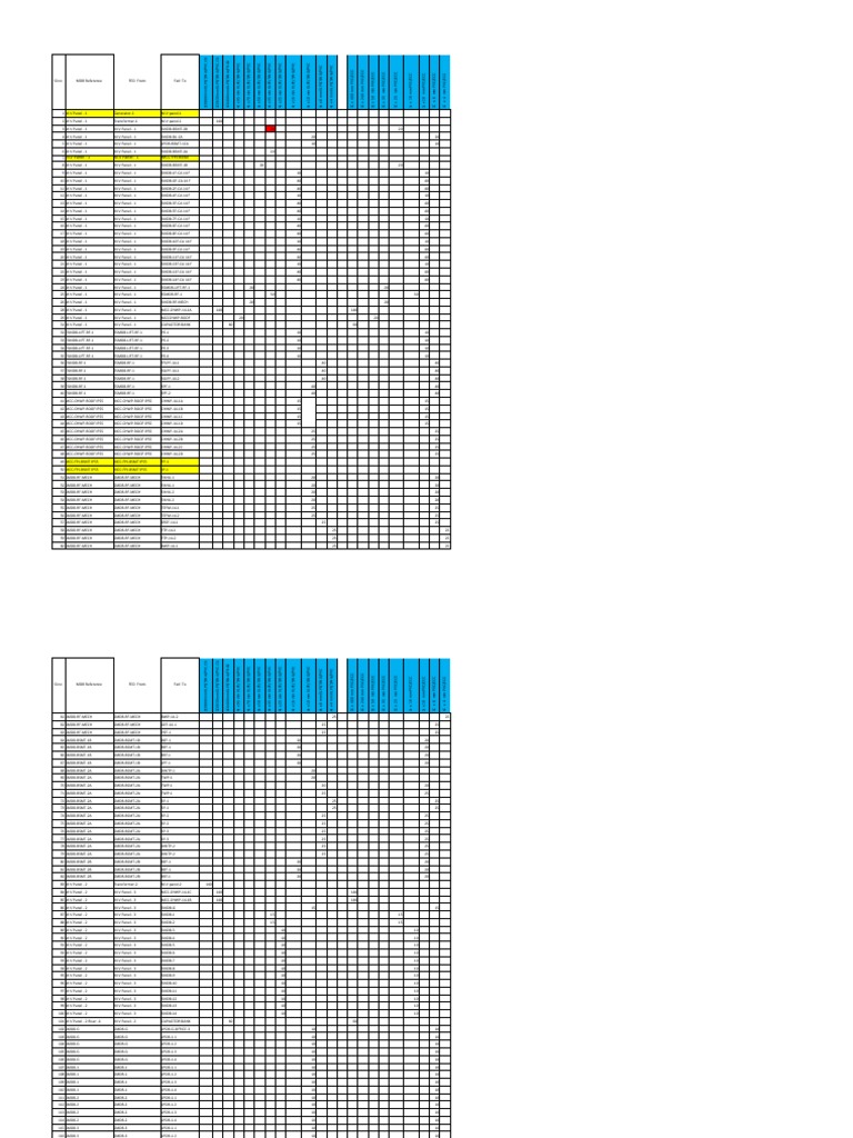 R0 Office Towers Cable Schedule | PDF