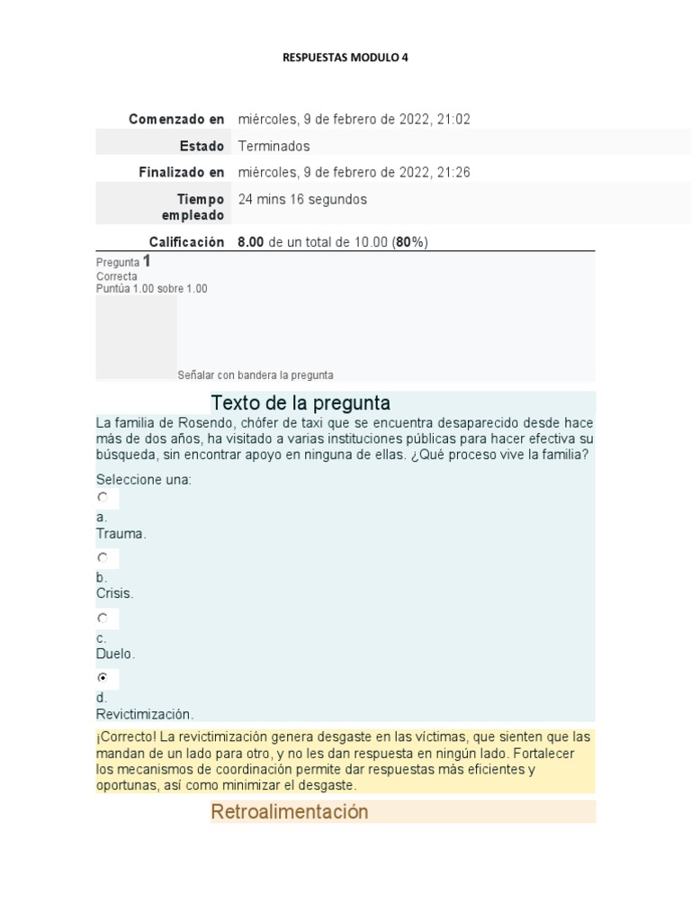 Respuestas Modulo 4 | PDF | Huella dactilar | Bancos