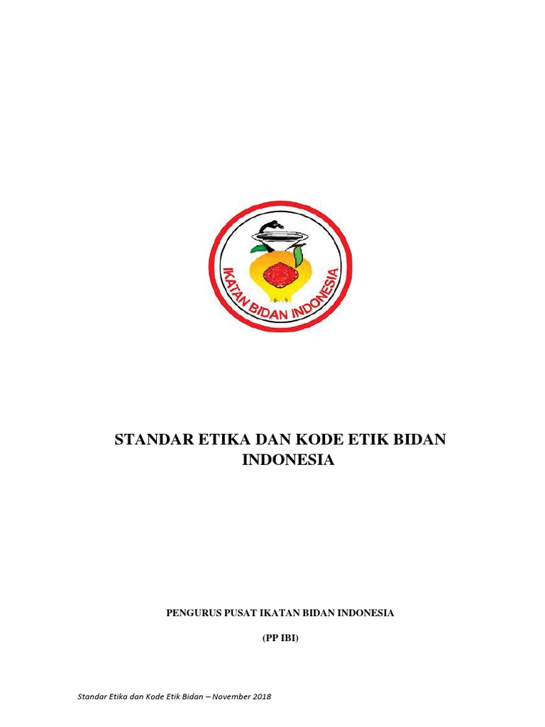 Edit Final - STANDAR ETIKA DAN KODE ETIK BIDAN INDONESIA - Rapat ...