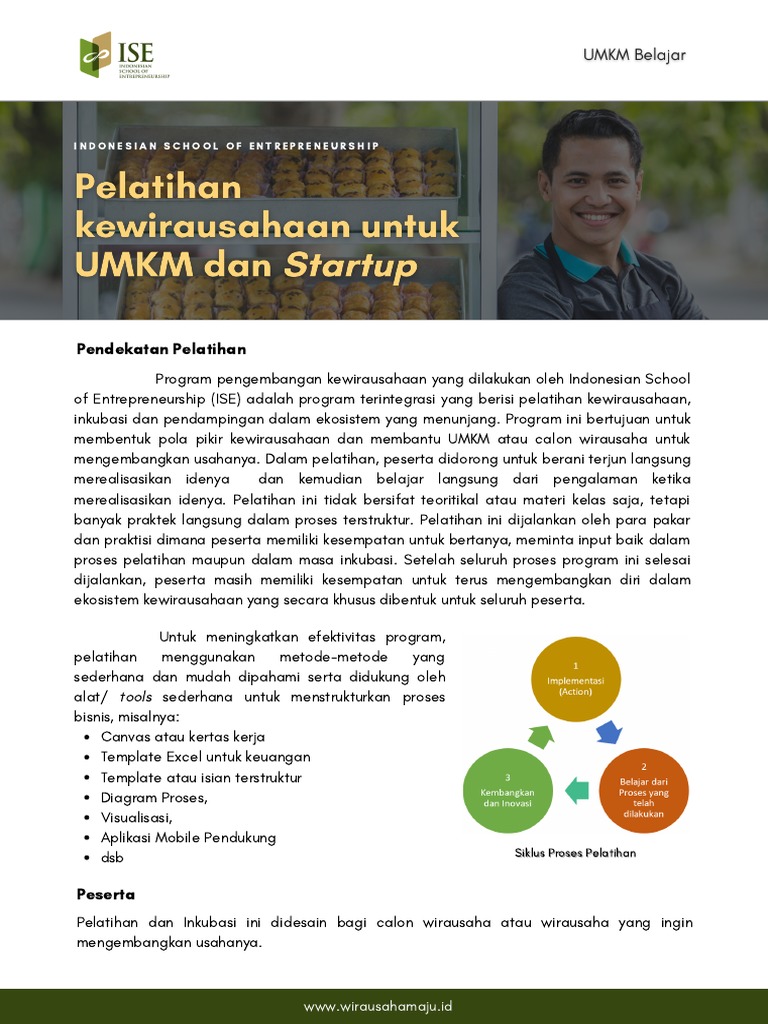 Pelatihan Kewirausahaan Untuk UMKM Dan Startup 6 | PDF
