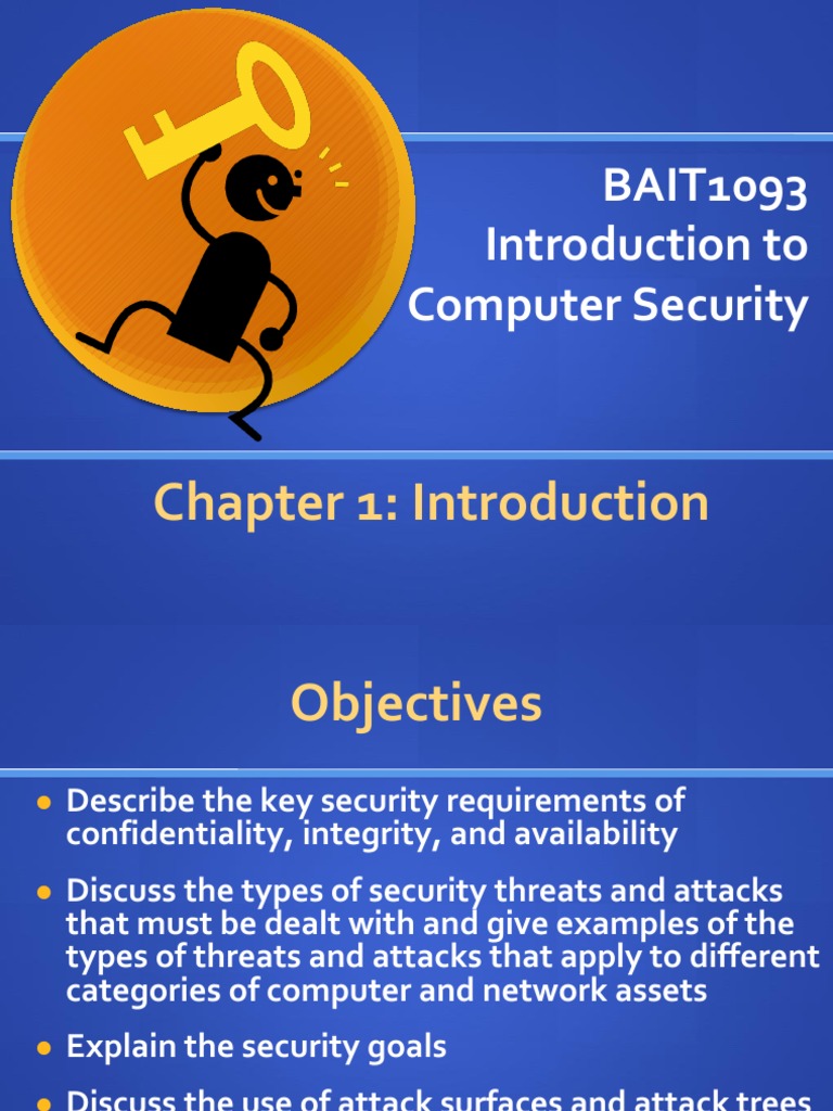 Chapter 1 Introduction | PDF | Threat (Computer) | Information Security