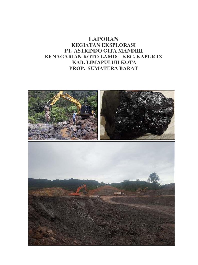 Eksplorasi Potensi Batubara Koto Lamo | PDF | Ilmu Sosial | Teknologi ...
