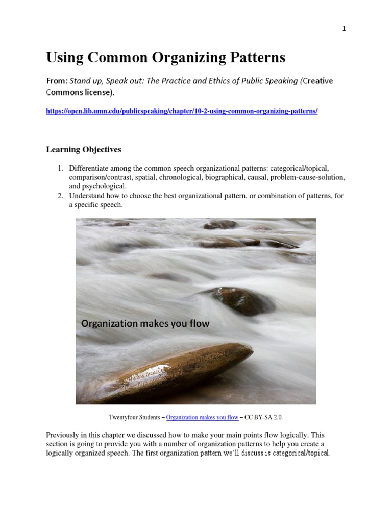 Oral Presentations - Organization Patterns | PDF | Urinary System ...