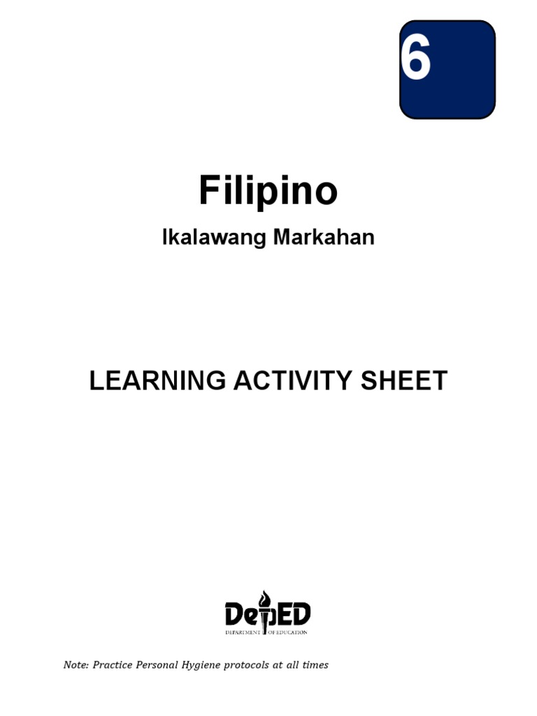Grade 6 Q2 Filipino LAS | PDF | Philippines