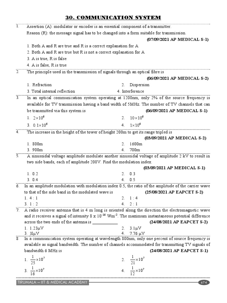 COMMUNICATION SYSTEM KEY COMPONENTS | PDF | Frequency Modulation ...
