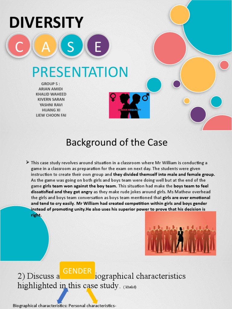 Promoting Unity Through Diversity: A Case Study on Gender Stereotypes ...