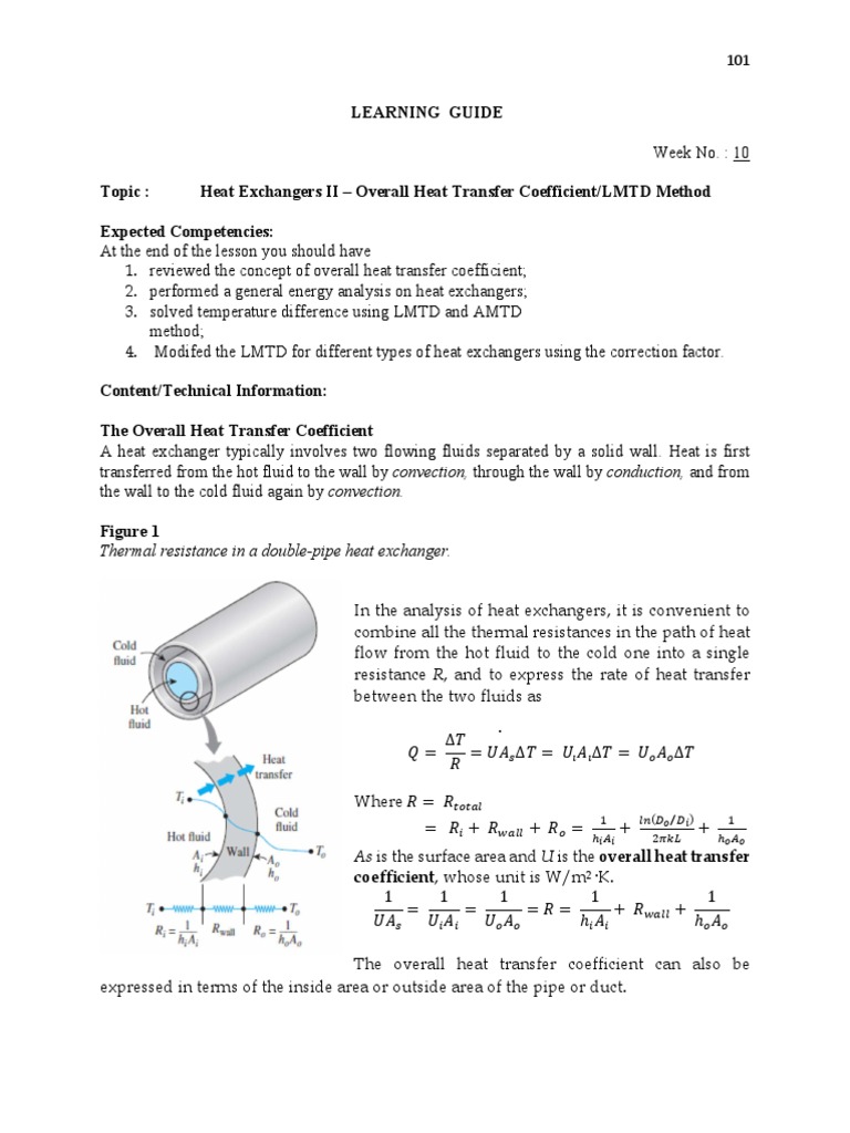 Heat Exchangers II: LMTD Method Overview | PDF | Heat Exchanger | Heat ...