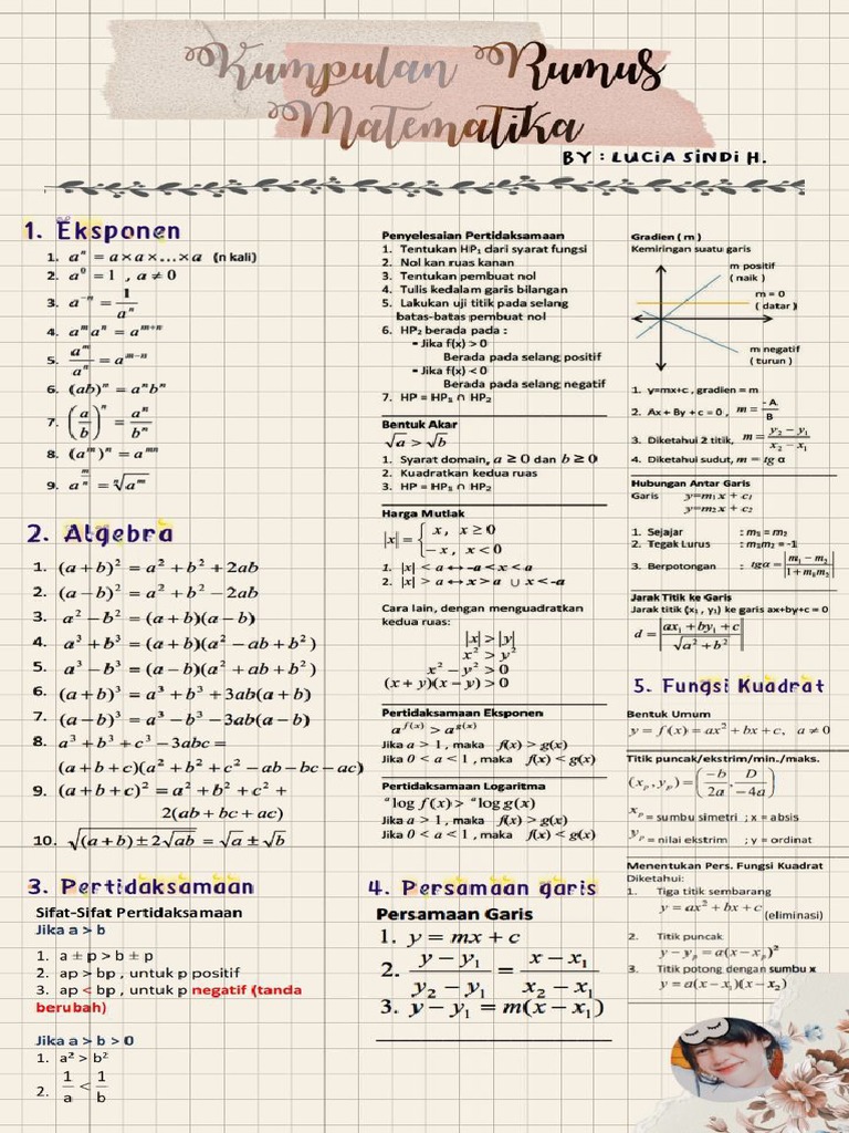 Kumpulan Rumus Matematika Lengkap | PDF