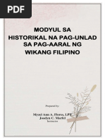 FILIPINO PARA SA NATATANGING GAMIT Modyul 1 | PDF