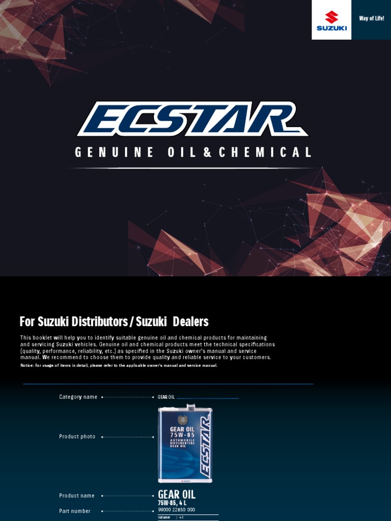Ecstar Product Catalog en | PDF | Motor Oil | Lubricant