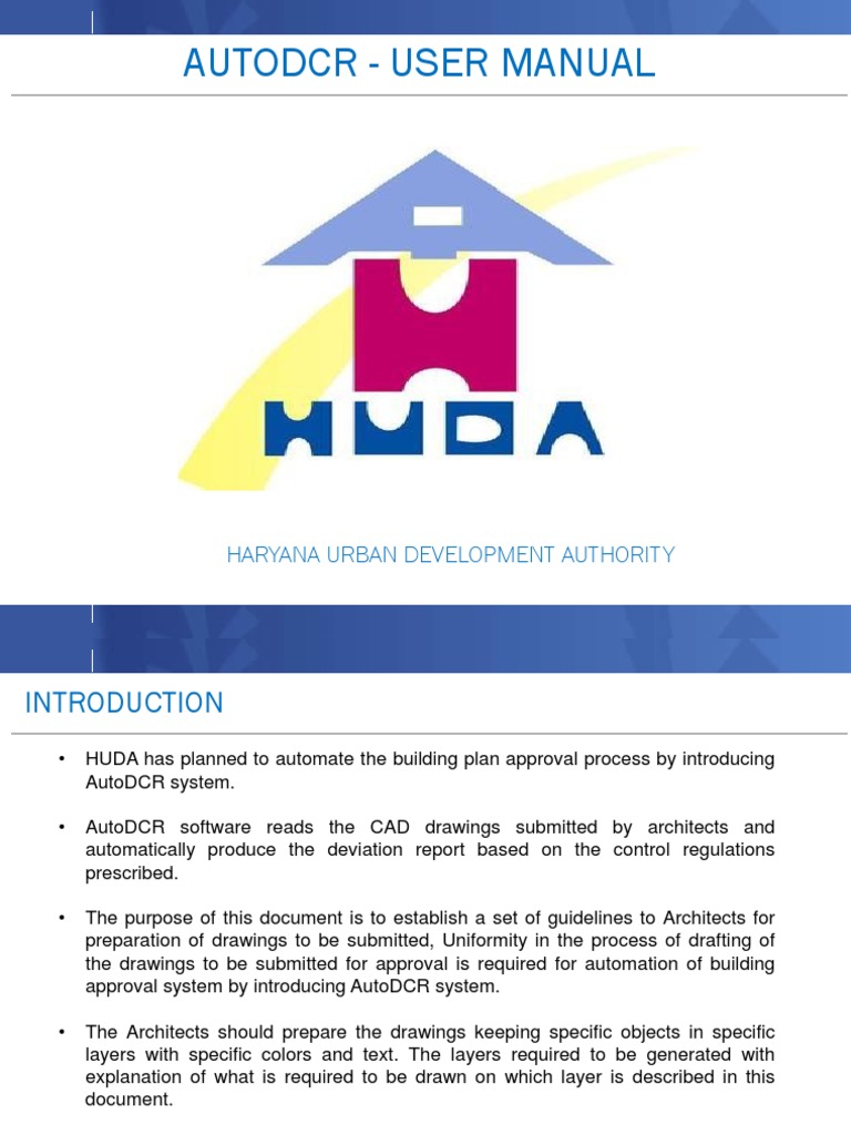User Manual-AutoDCR | PDF | Architect | Computer Aided Design