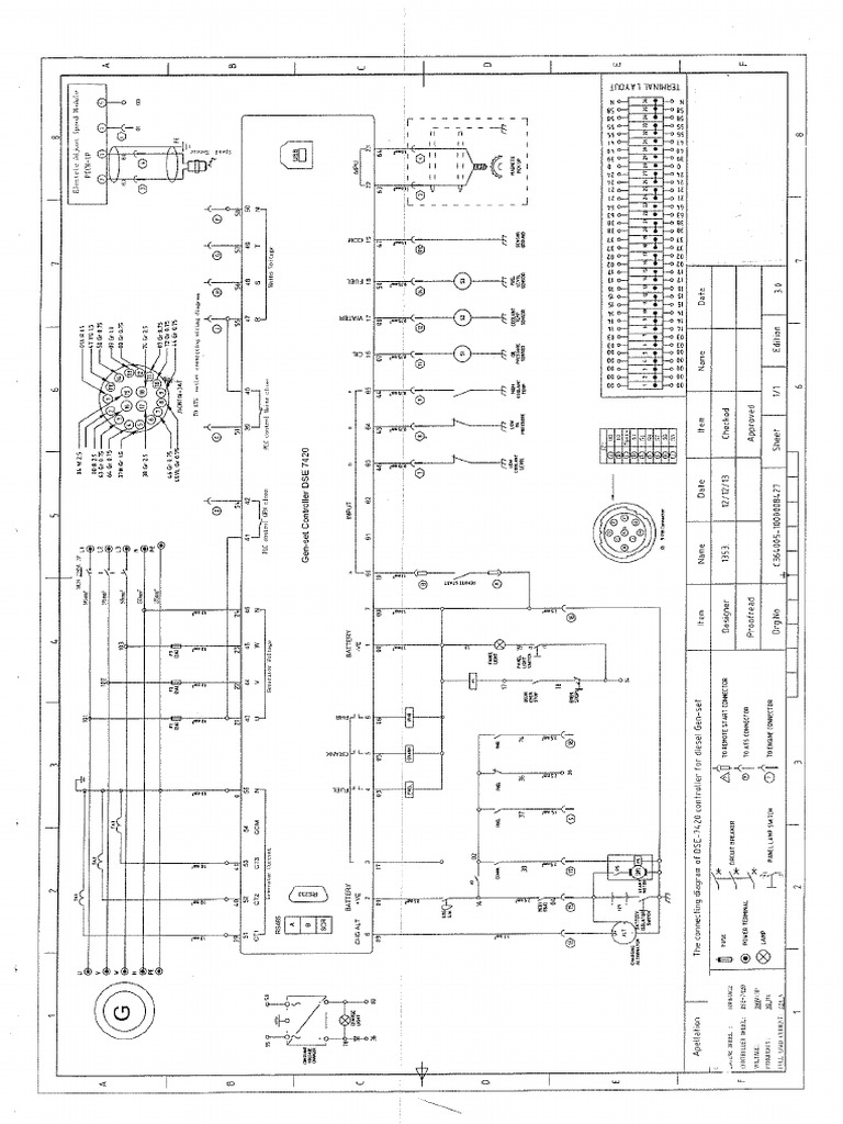 150KVA DSE7420 Wiring Diagram | PDF