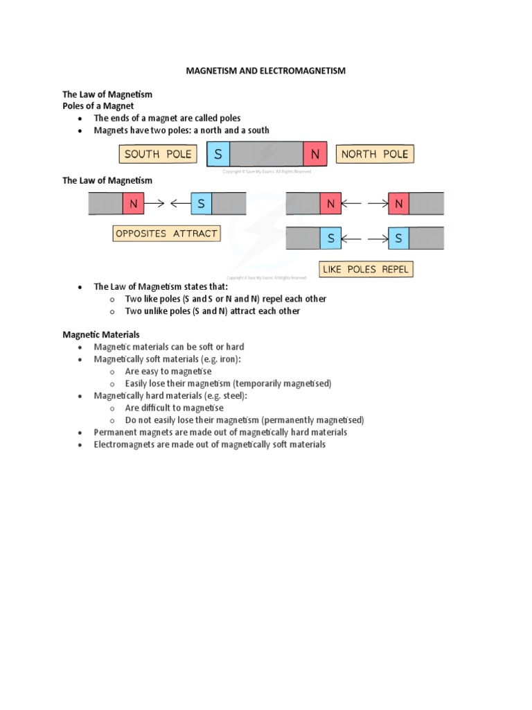 Magnetism and Electromagnetism | PDF | Magnetic Field | Magnetism