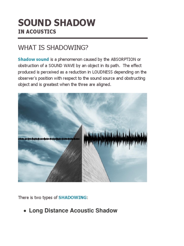 Sound Shadow-Hamsa Mohamed PDF | PDF
