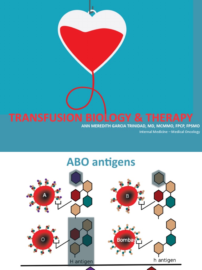 Transfusion Biology & Therapy v1.0 | PDF | Bleeding | Blood Type