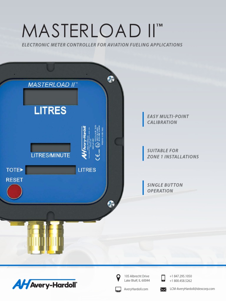 Masterload Ii: Electronic Meter Controller For Aviation Fueling ...