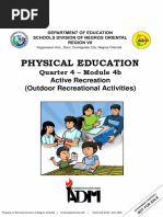 Active and Passive Recreational Activities | PDF | Physical Fitness ...