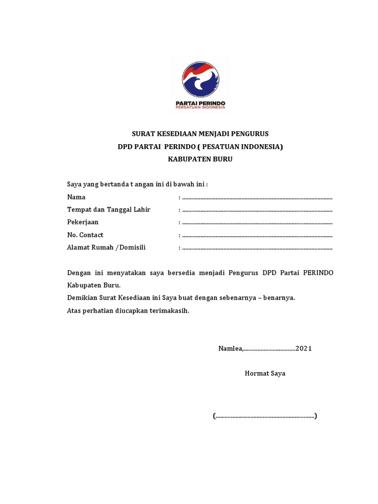 DPD Perindo | PDF | Komputer