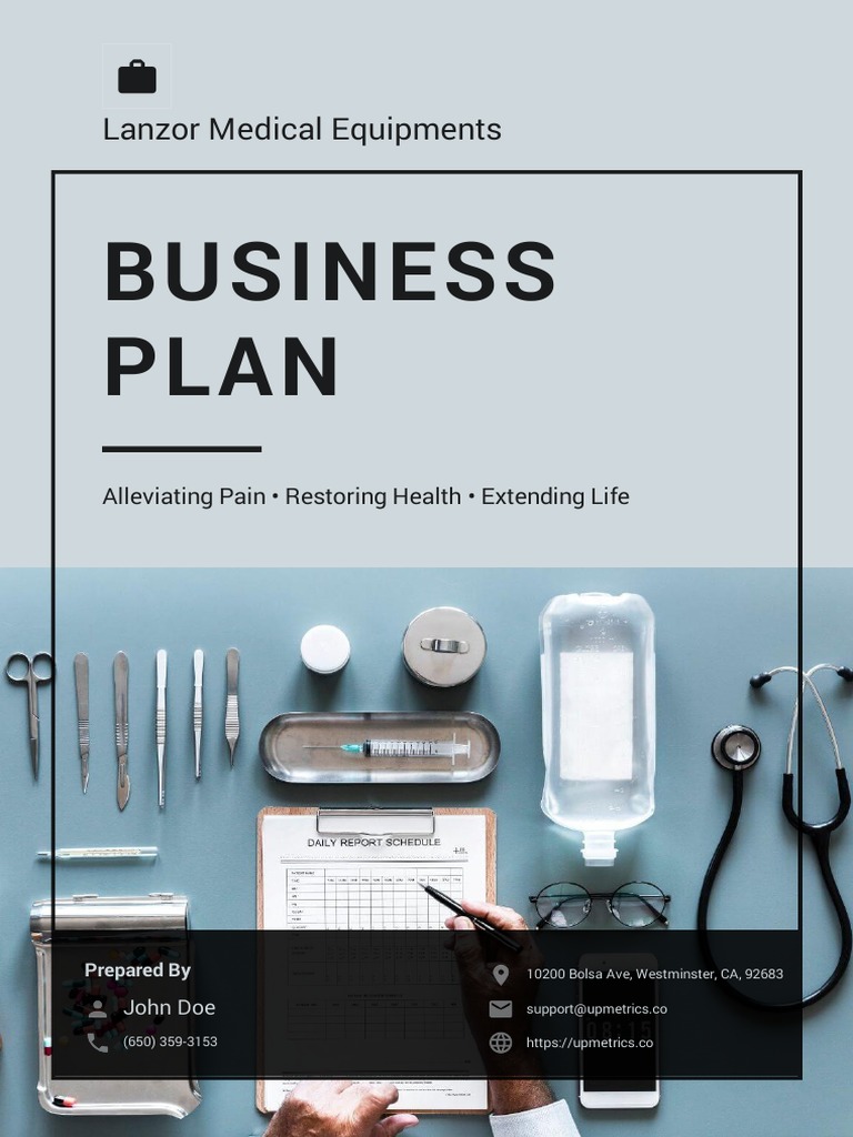 Medical Equipment Manufacturing Business Plan Example | PDF ...