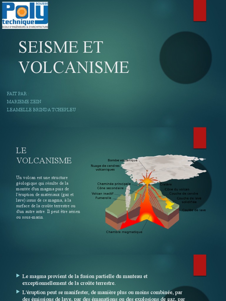 Séisme et Volcanisme : Concepts Clés | PDF | Volcan | Tremblements de terre