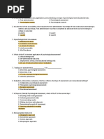 PI Cognitive Assessment Sample Questions | PDF | Cognition ...