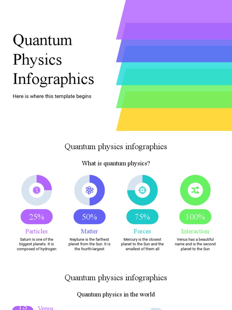 Quantum Physics Infographics by Slidesgo | PDF | Planets | Boson