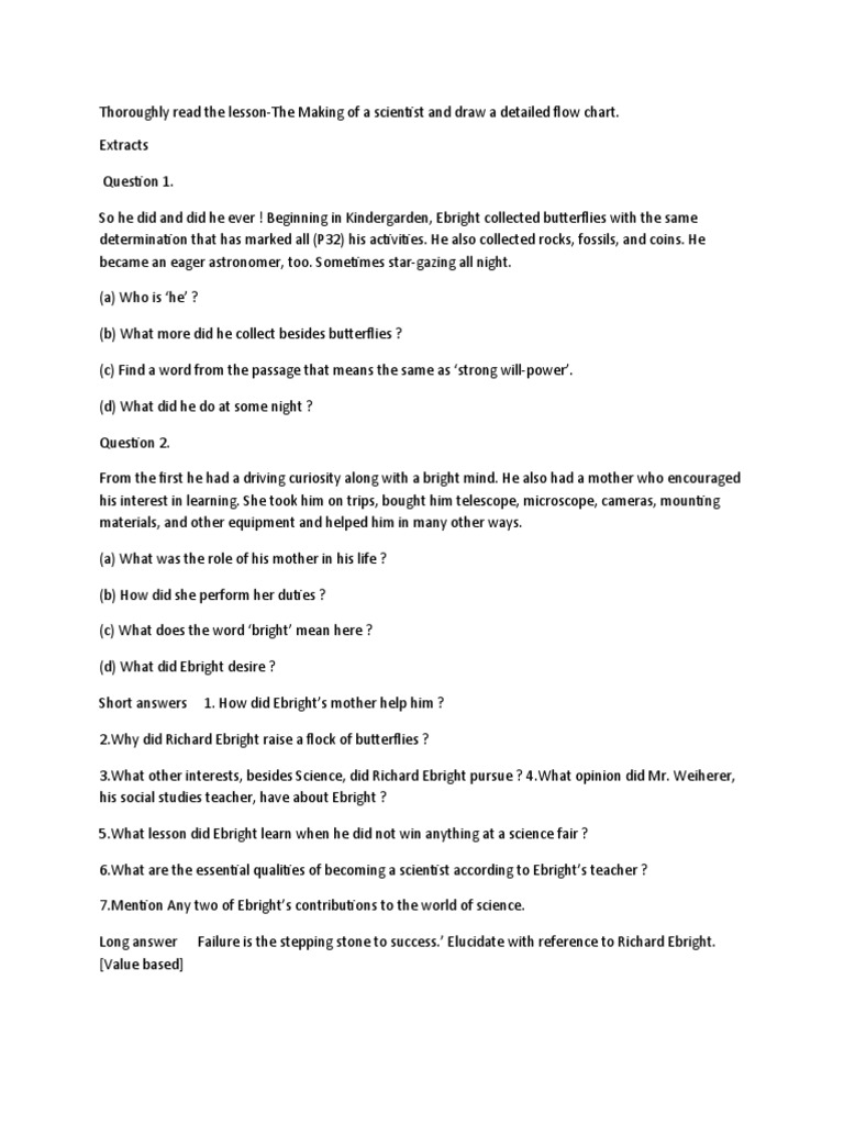 The Making of Scientist Class10 | PDF