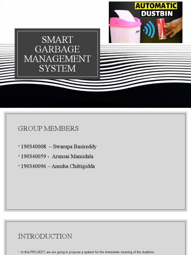 Smart Garbage Management System | PDF