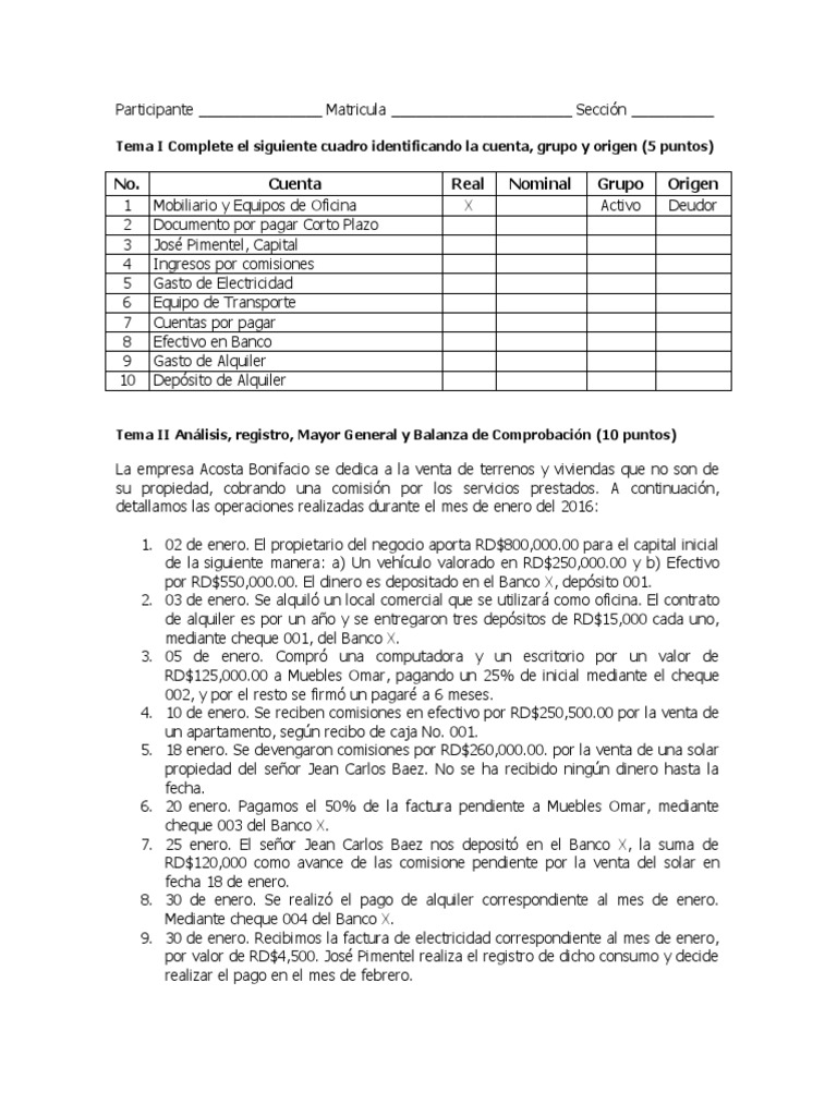 Primer Parcial 2021-2 | PDF | Bancos | Cheque