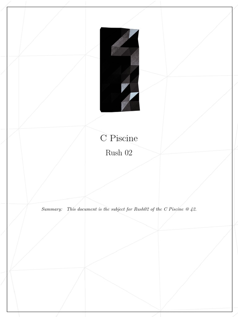 C Piscine: Rush 02 | PDF | Parameter (Computer Programming) | Computing