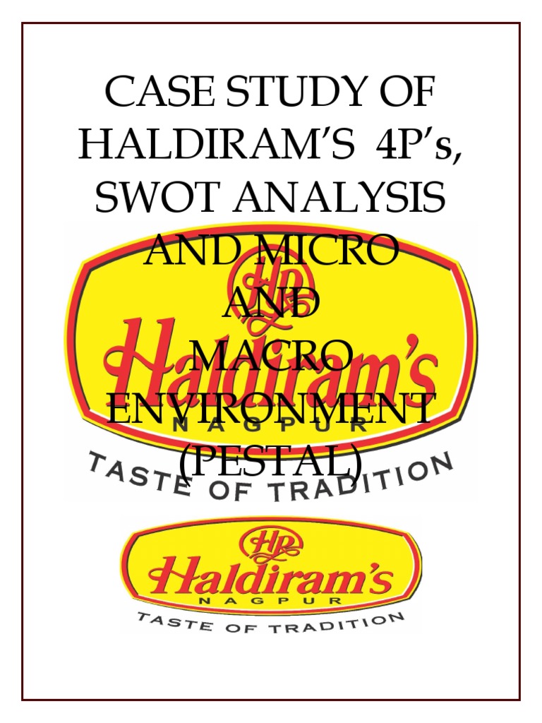 Haldirams Case Study (Bom) | PDF | Brand | Taxes