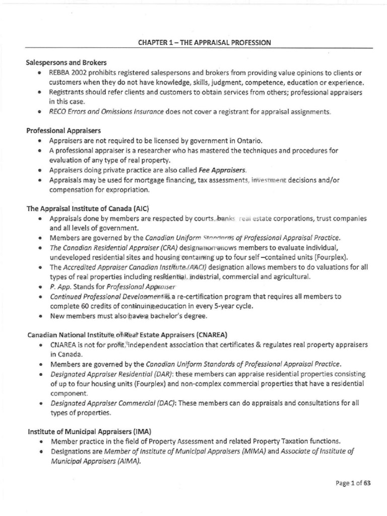 Appraisal Samples | PDF