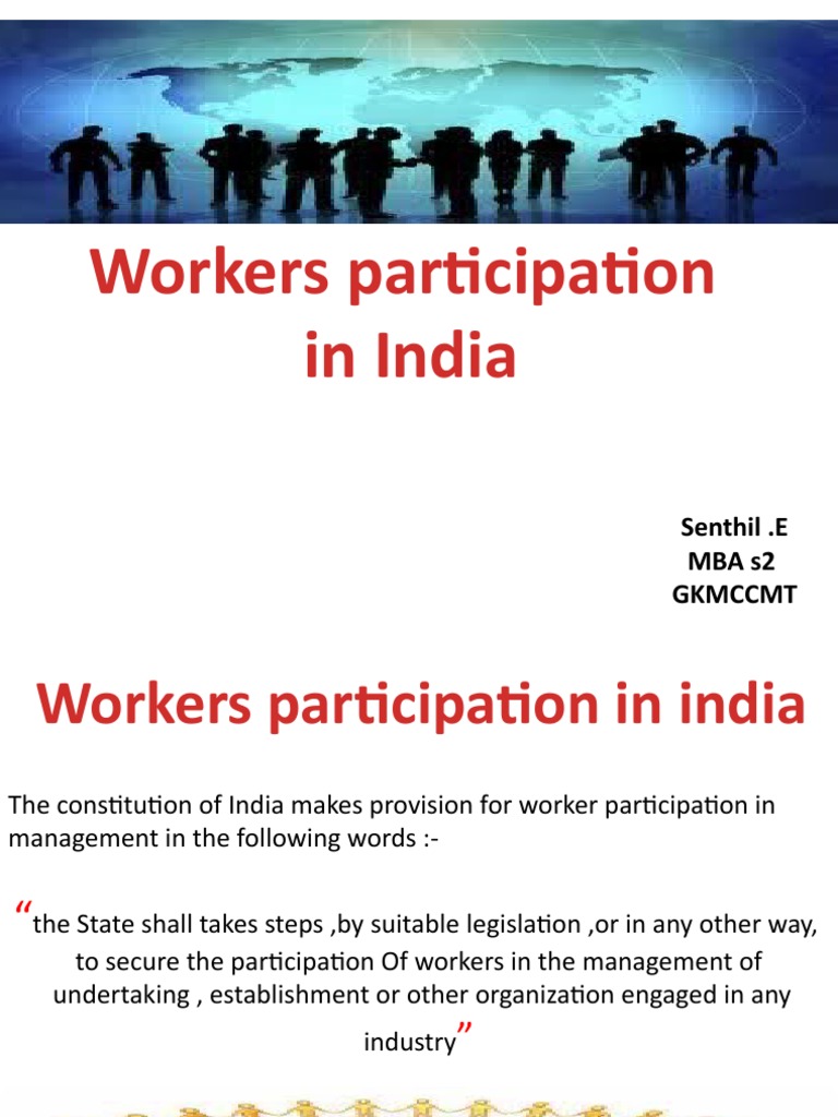 Workers Participation in India | PDF | Economies