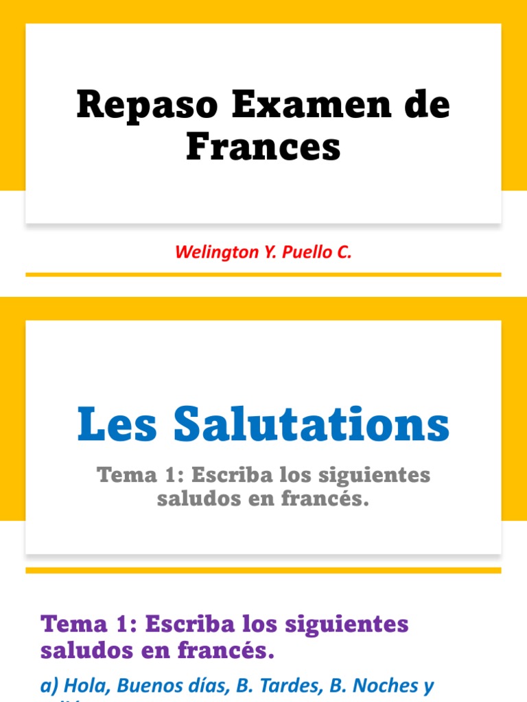 Repaso de Frances | PDF | Materiales de Conservación y Restauración ...