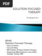 SFBT Diamond Approach Treatment Manual For Individuals Version 1 ...