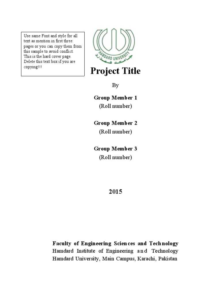 Project Report Sample | PDF | Science