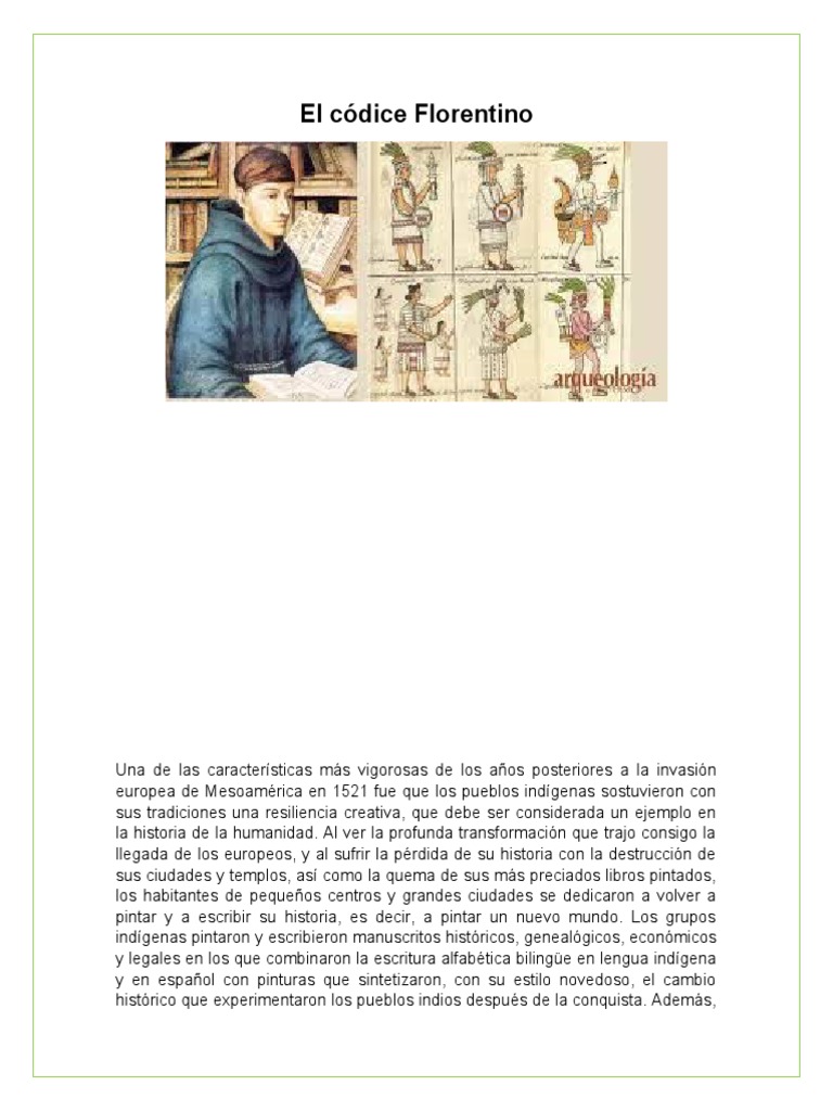 El Códice Florentino | PDF | Náhuatl