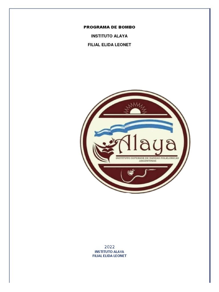 Programa de Bombo | PDF