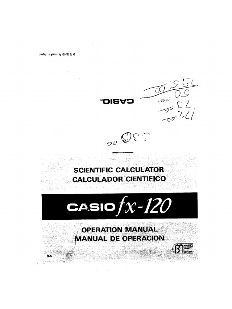 Casio FX 120 | PDF