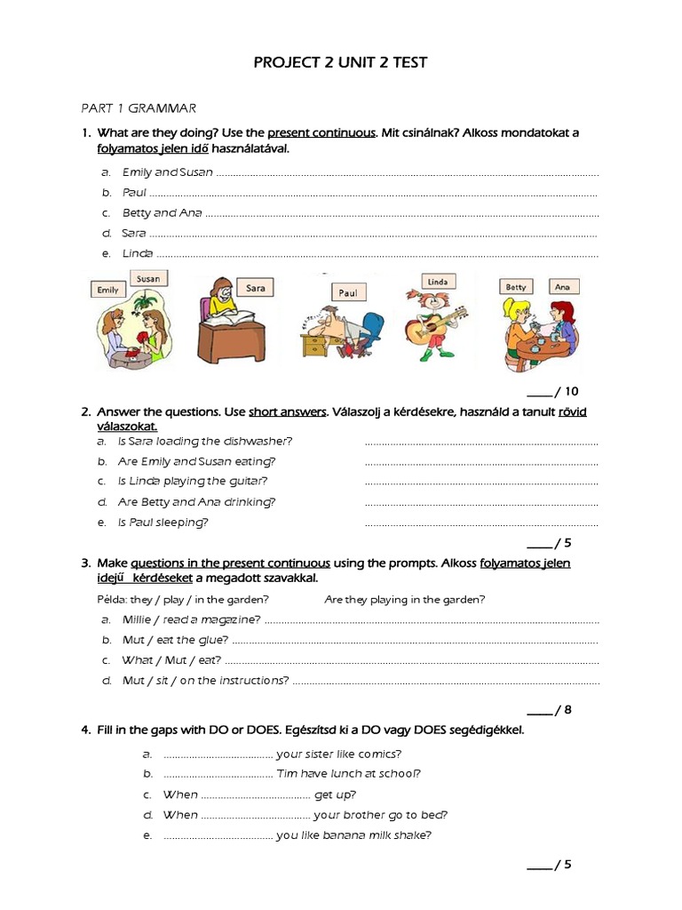 Project 2 Unit 2 Test | PDF