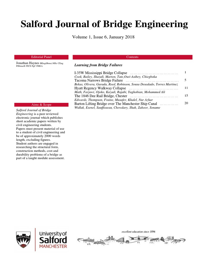 Salford Journal of Bridge Engineering Jan-18 | PDF | Bridge ...