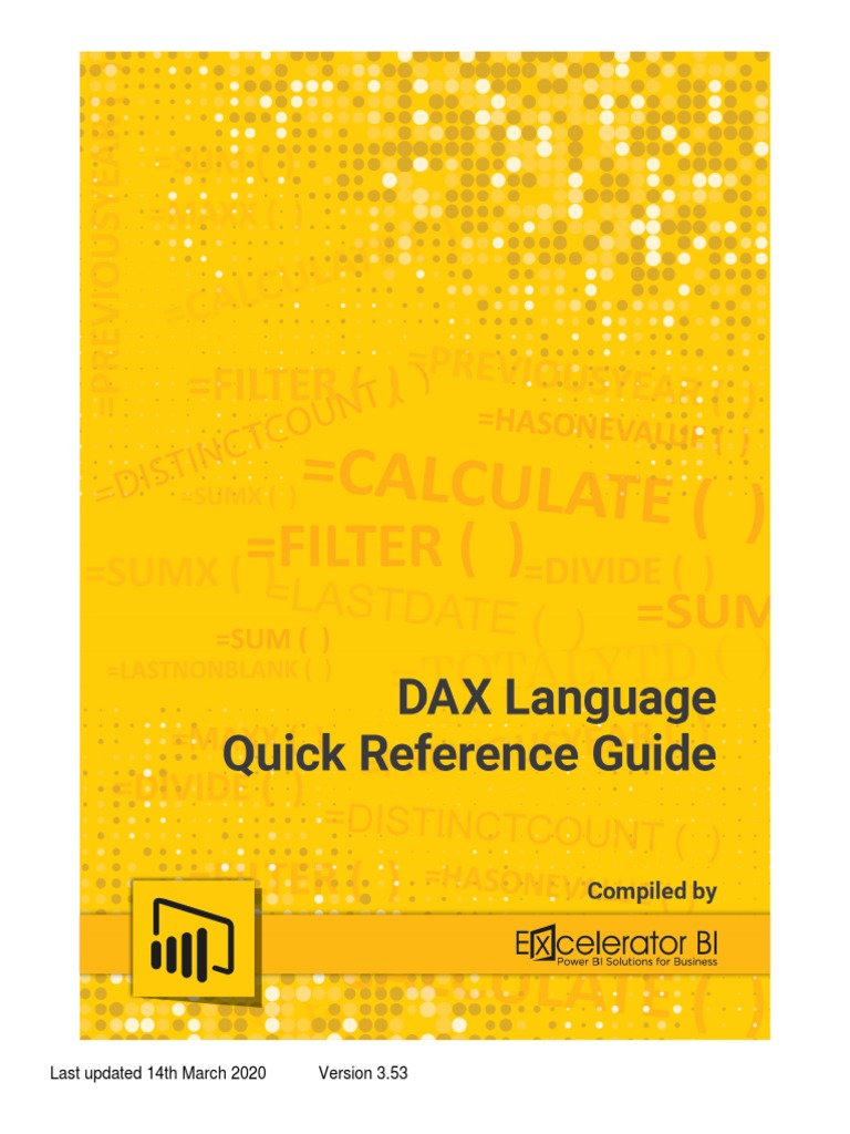 DAX Functions List Quick Reference | PDF | Trigonometric Functions | Sine