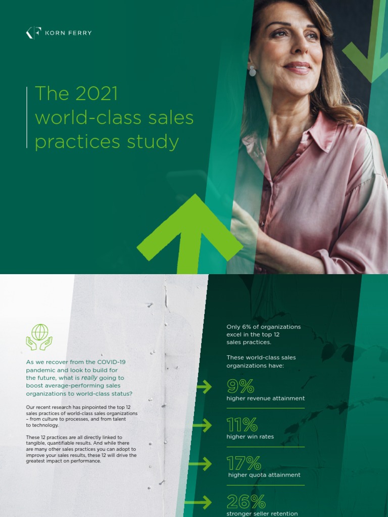 The 2021 World Class Sales Practices Study | PDF | Sales | Customer ...