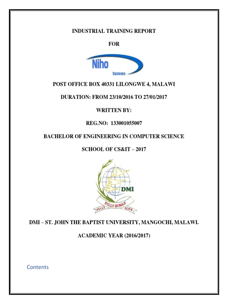 Reference Industrial Training Report Pdf Pdf Bios Laptop