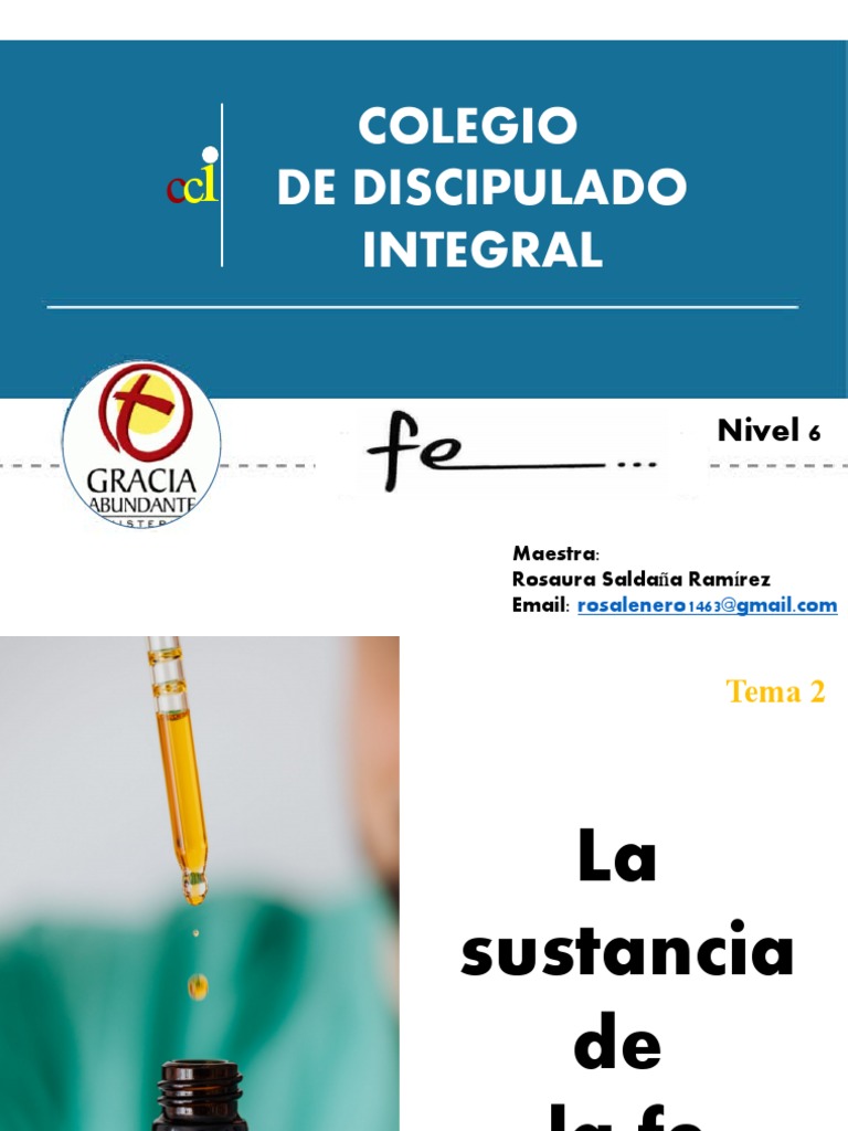 Discipulado Integral Fe | PDF | Creencia religiosa y doctrina
